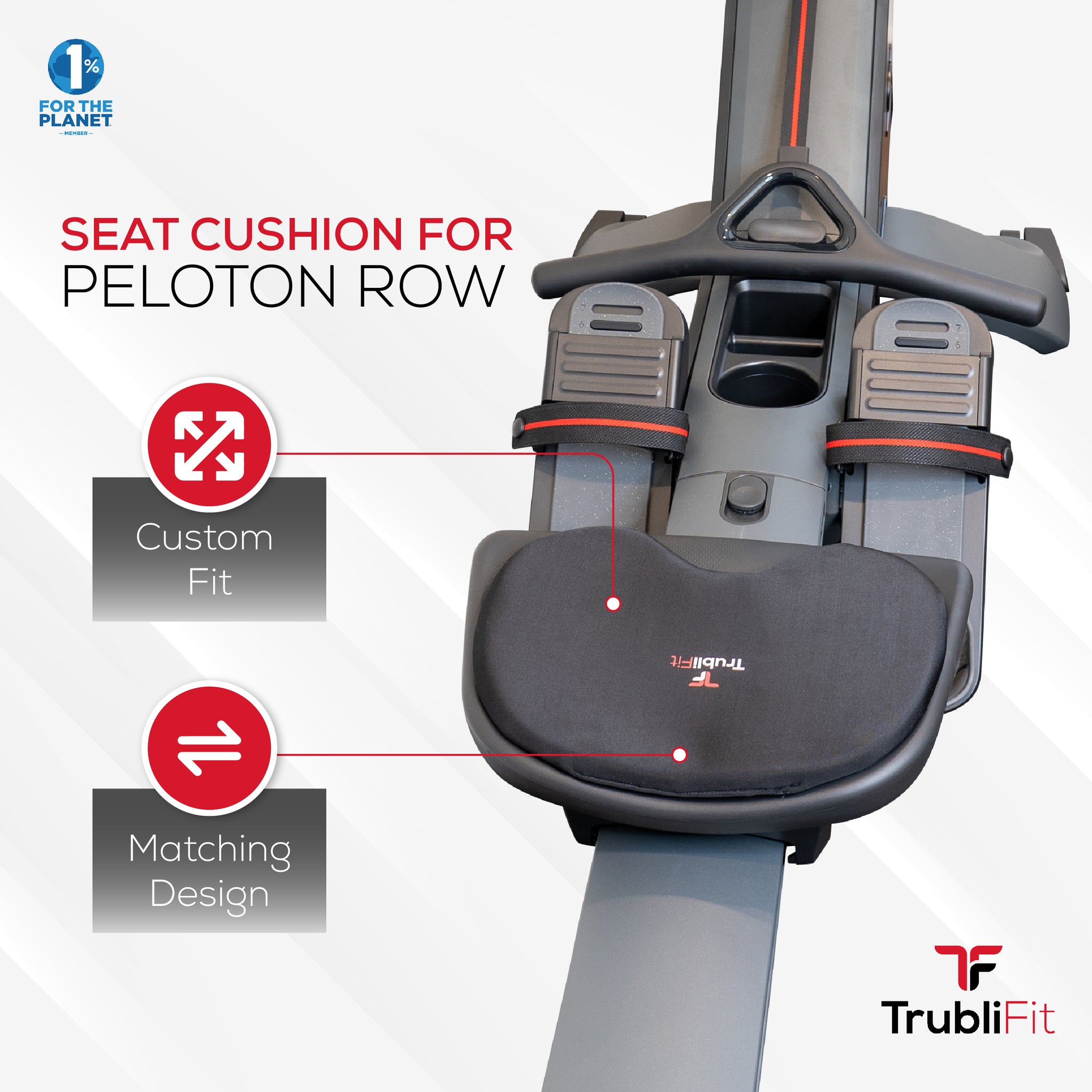 Padded Seat Cushion for Peloton Row – TrubliFit